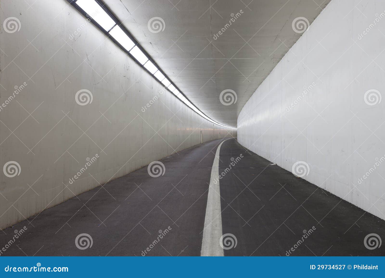 White tunnel path stock image. Image of floor, futuristic - 29734527