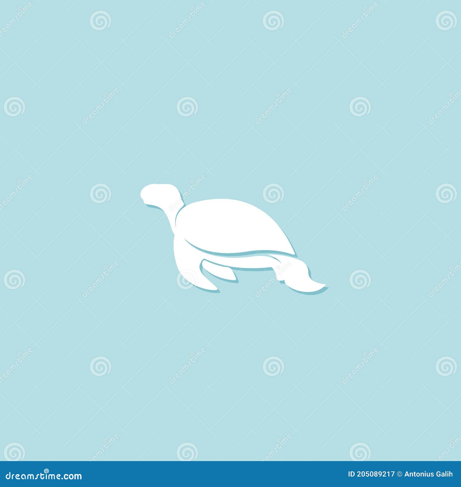 White Turtle Logo Template Element. Turtle Icon Logo Stock Vector ...
