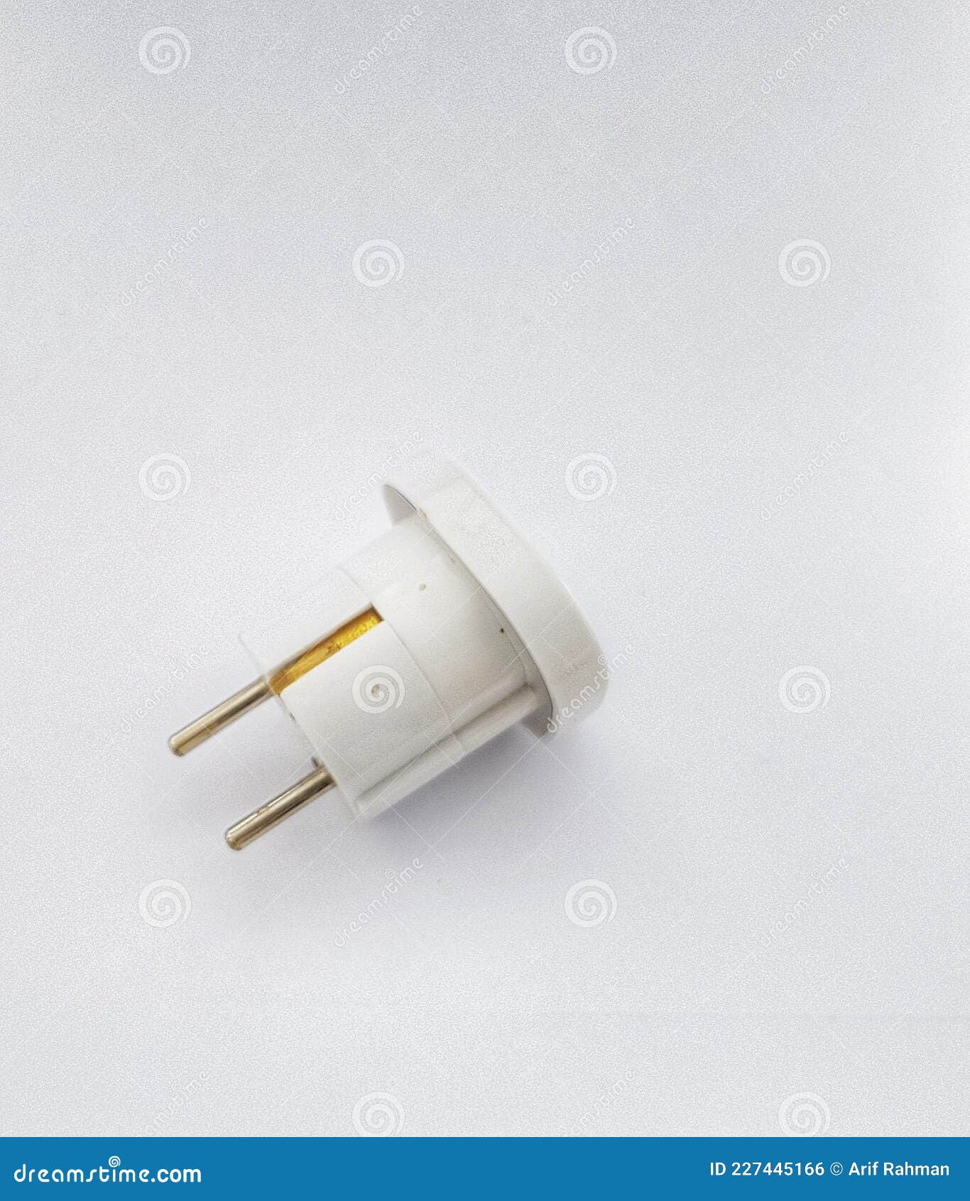 A White Two-legged Power Plug Stock Photo - Image of drawing, gadget ...