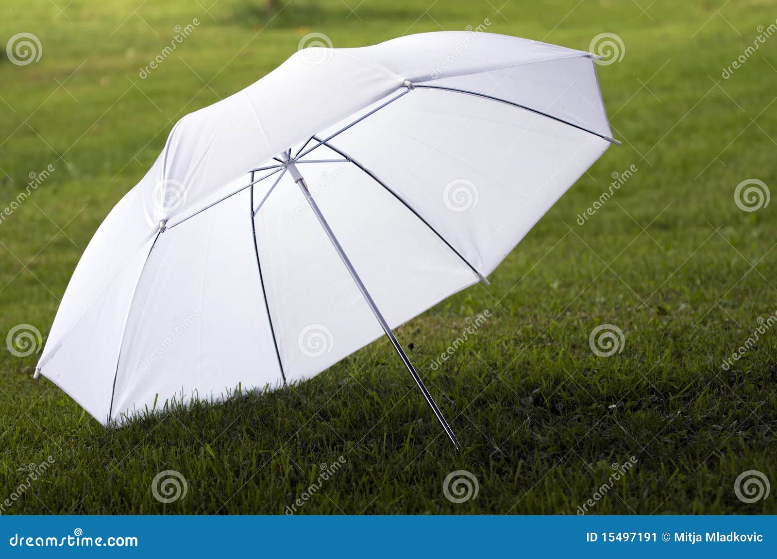 White umbrella stock image. Image of outside, opened - 15497191