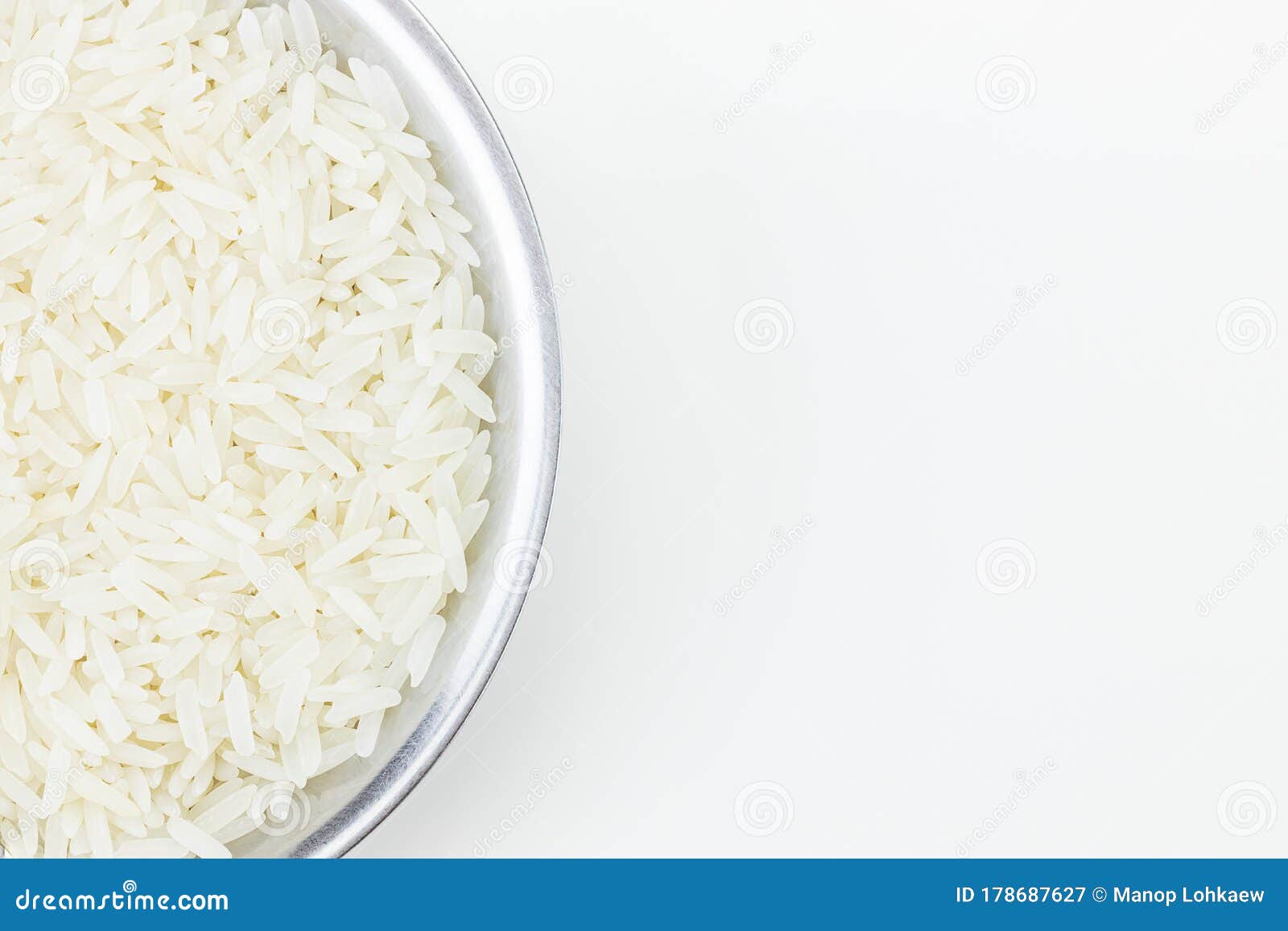 White Uncooked Rice In Small Sack Stock Photography | CartoonDealer.com ...