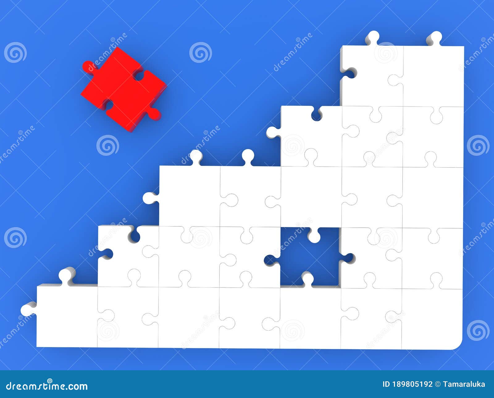 Unfinished Puzzle Stock Photo | CartoonDealer.com #5407452