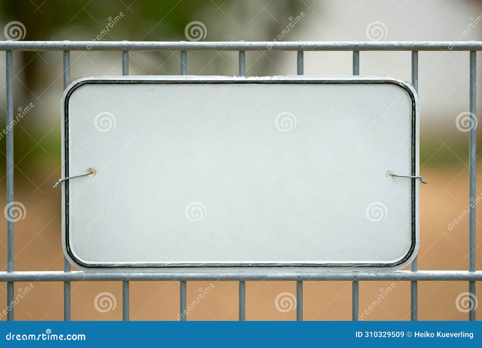 White Unmarked Sign with Space for Text Stock Image - Image of poster ...
