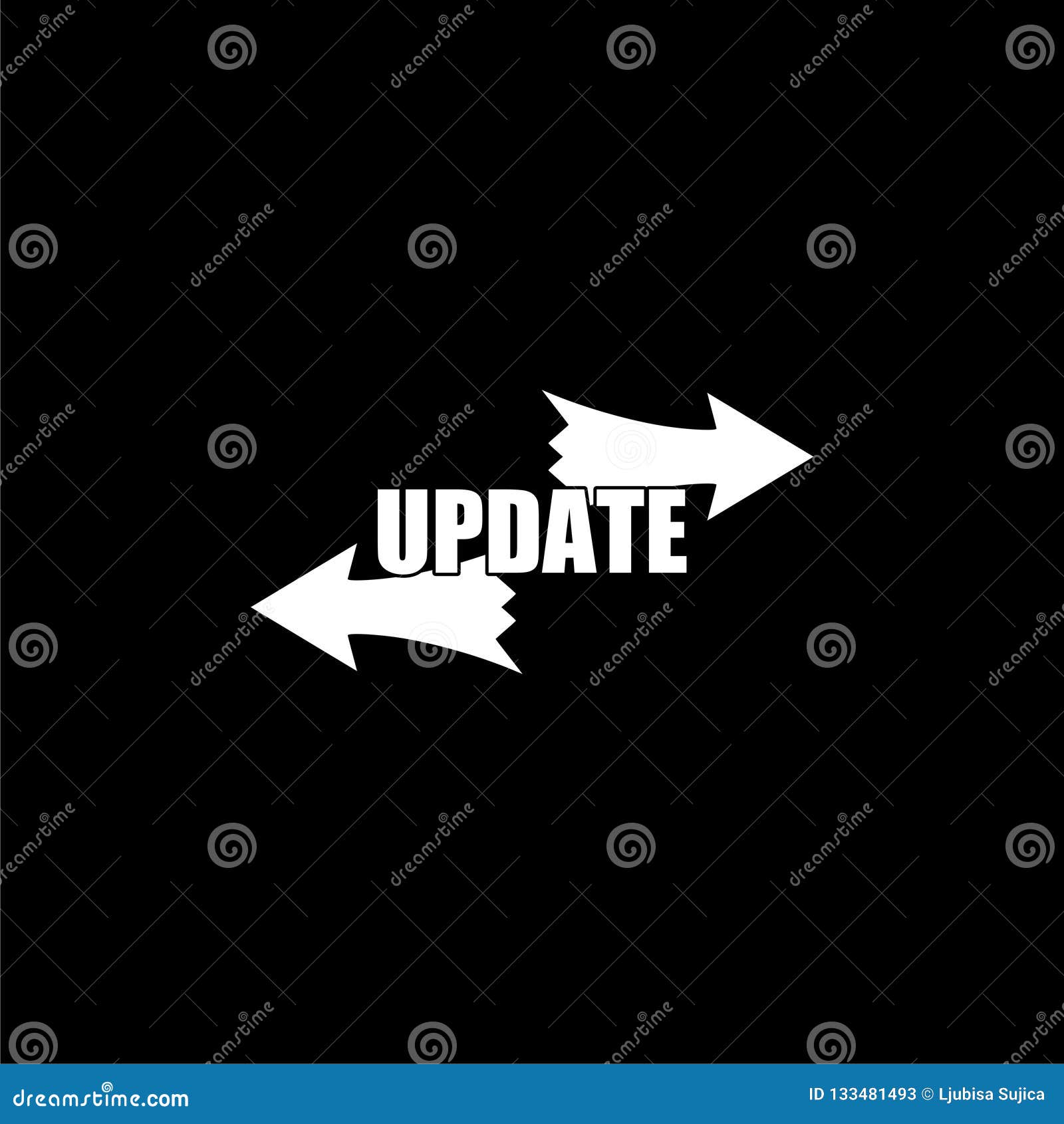 Update Software Sticker Or Logo, Concept Meaning Replacing Program With ...