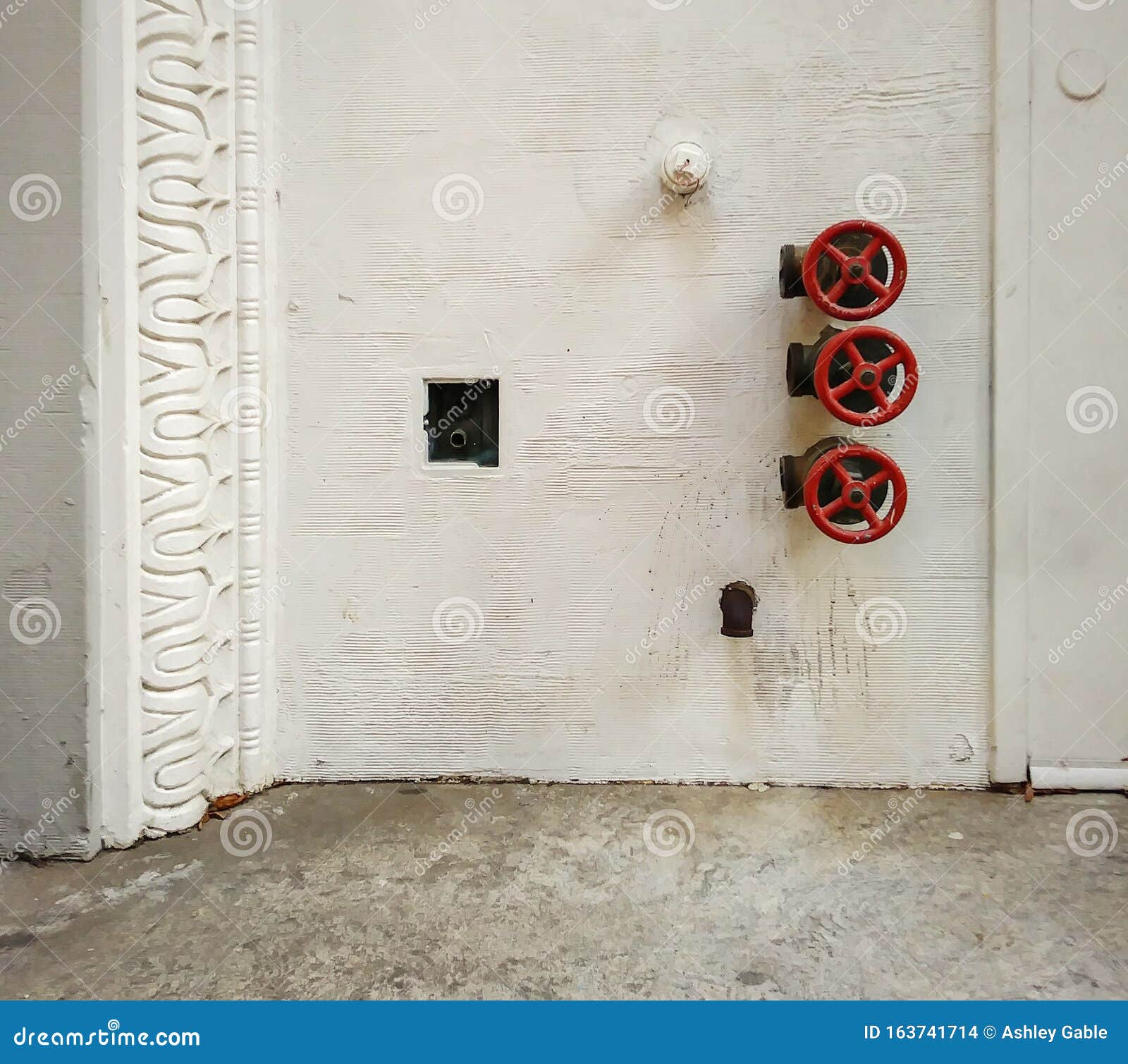 White Urban Building Exterior Wall Background. Stock Photo - Image of ...