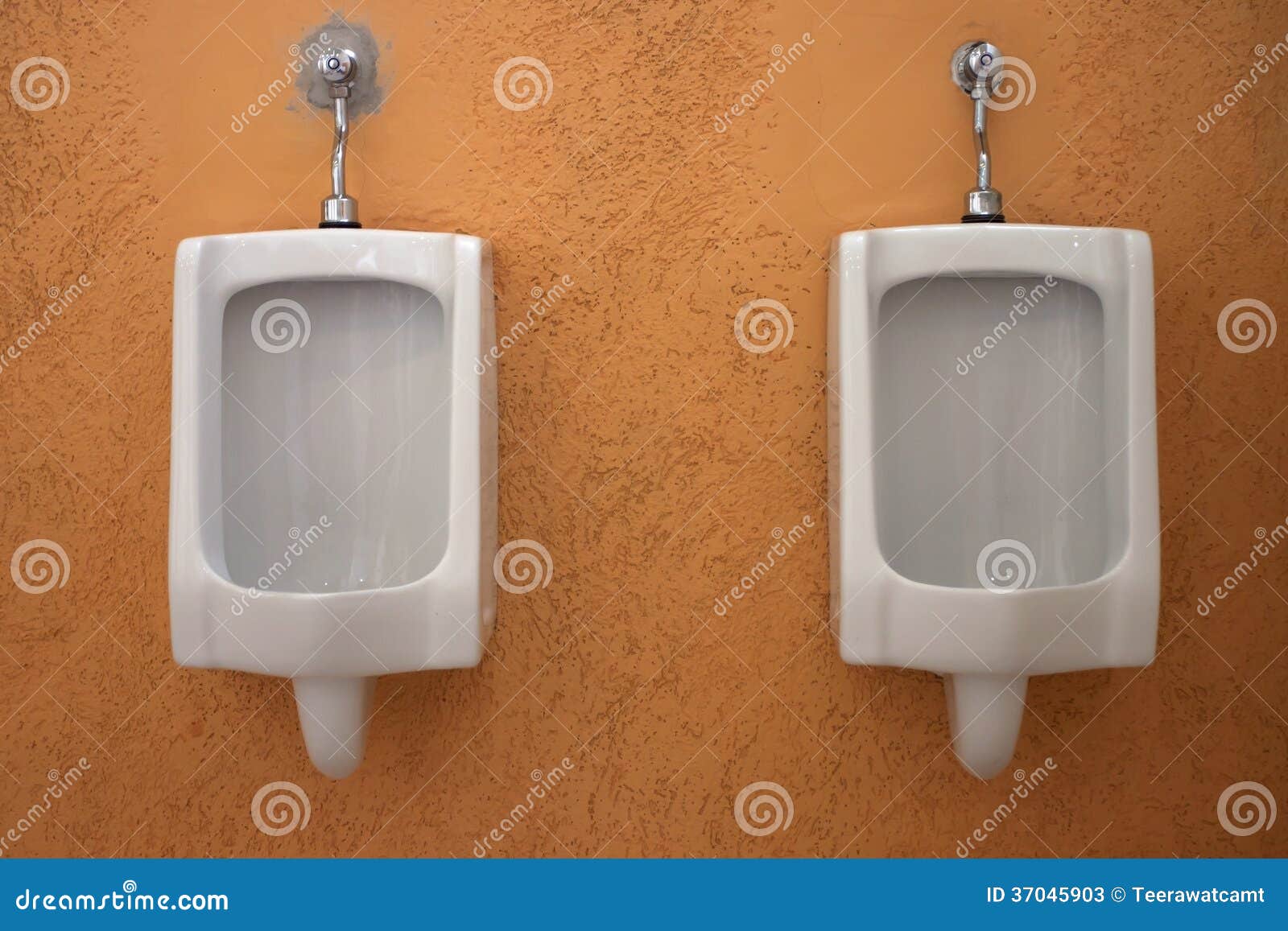 White Urinals in the Restroom. Stock Image - Image of toilet, ceramic ...