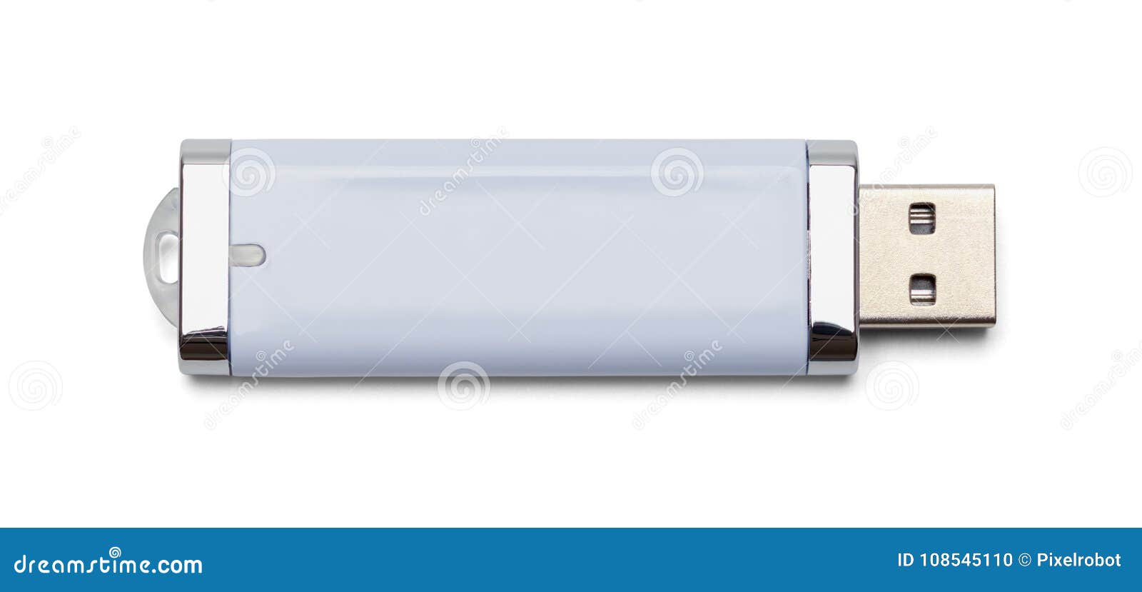 White USB Drive stock photo. Image of storage, white - 108545110