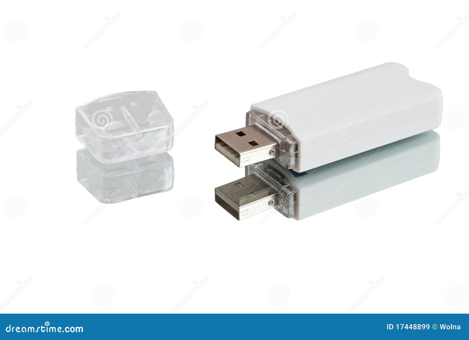 White USB-flash drive stock image. Image of flash, multimedia - 17448899