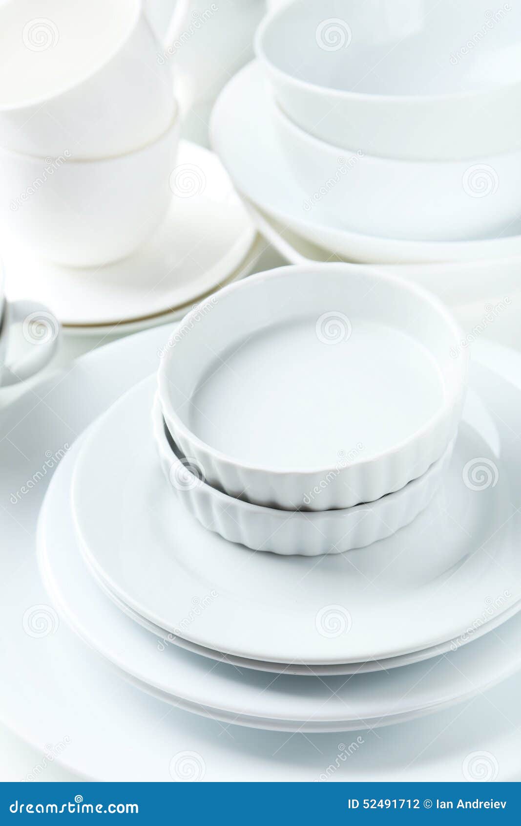 White utensil stock photo. Image of eating, food, equipment - 52491712