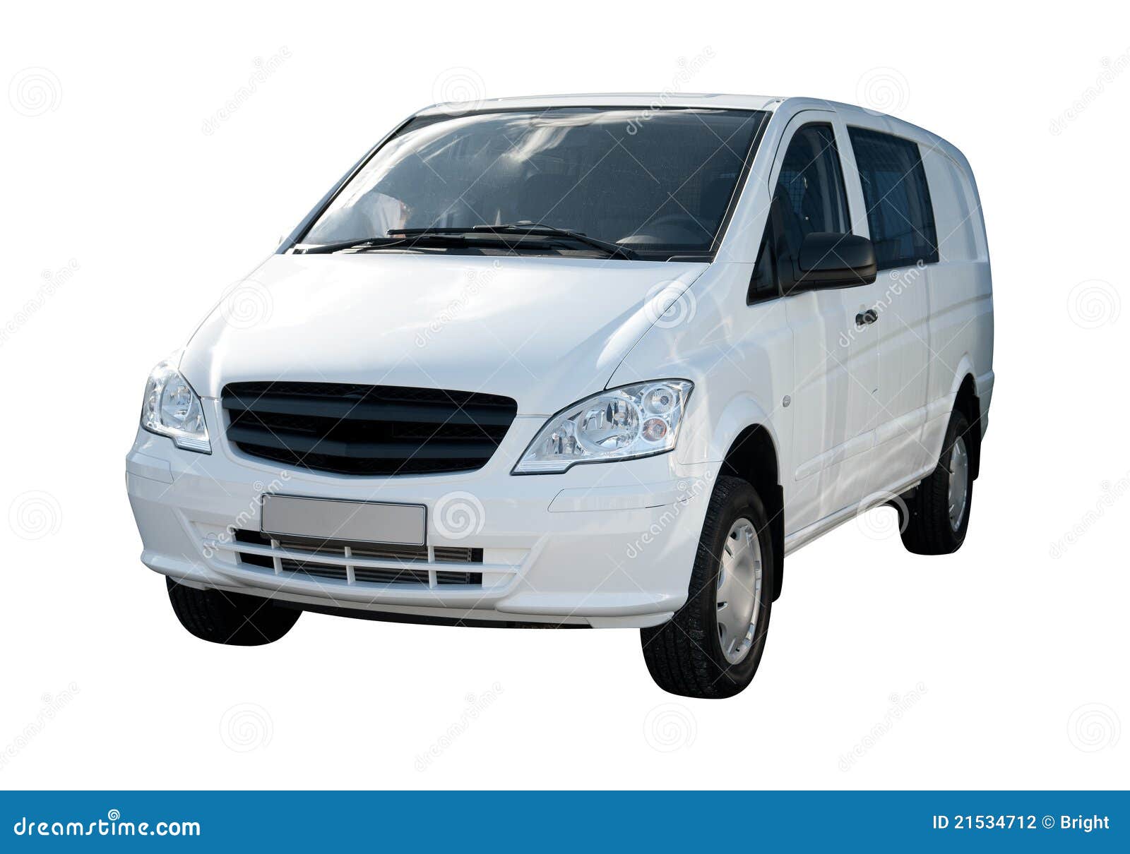 White Van stock photo. Image of diesel, mini, transport - 21534712