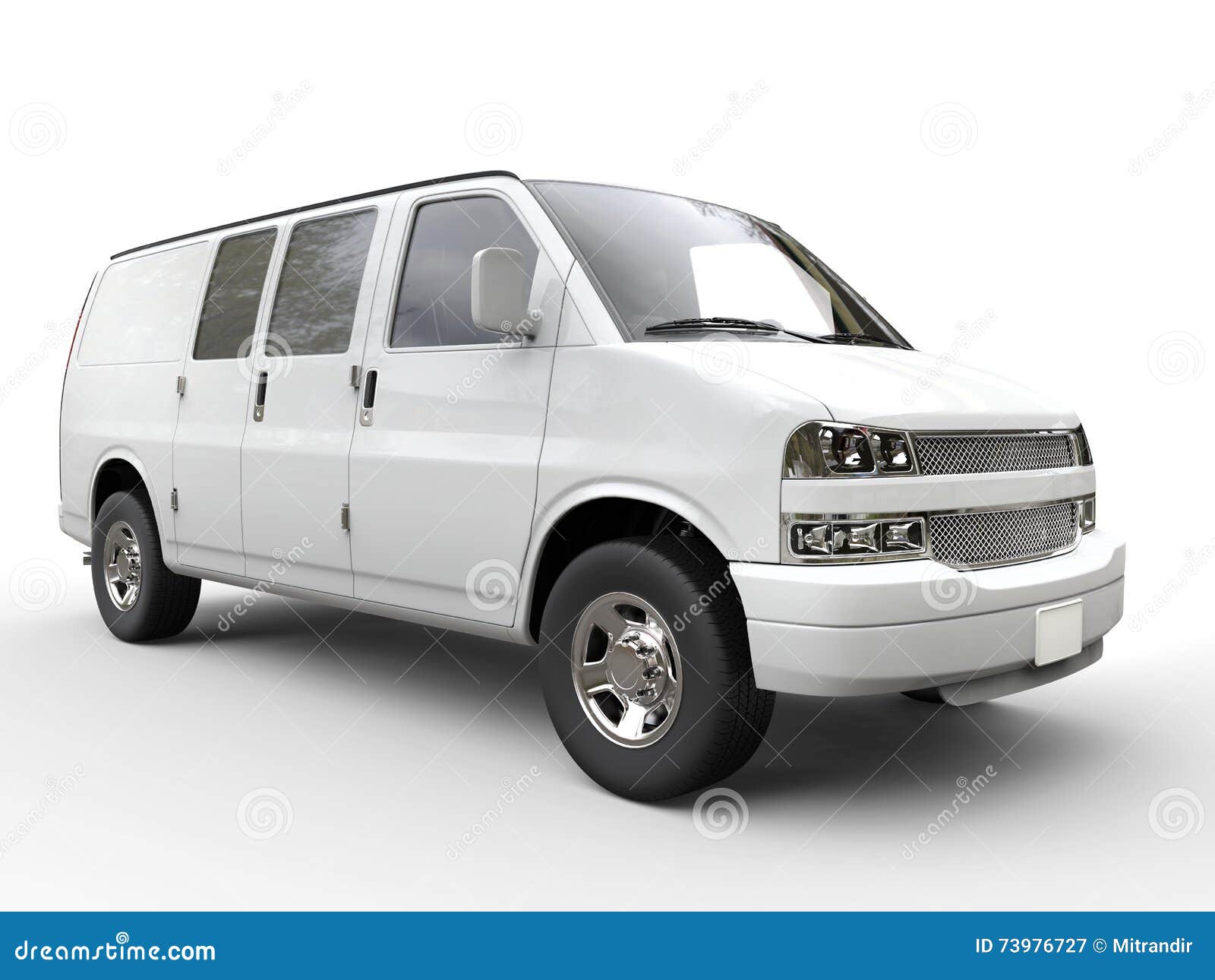 White van closeup stock image. Image of motor, closeup - 73976727