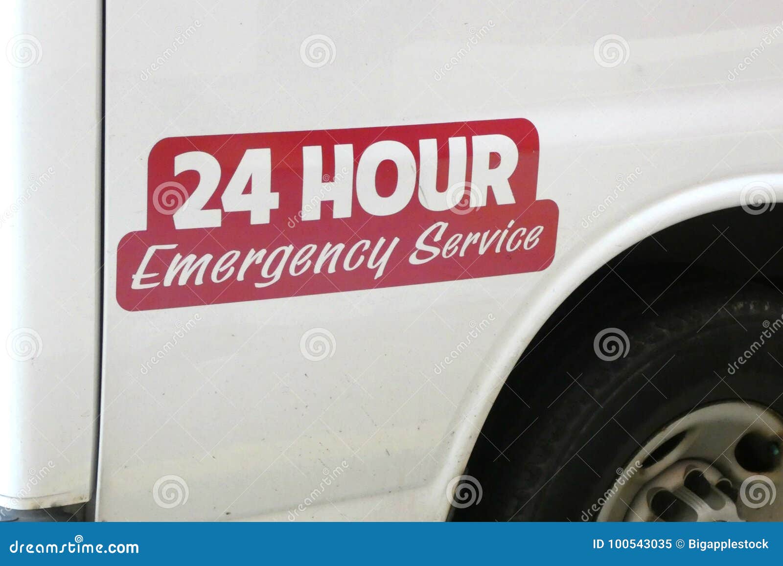 24 Emergency Service stock image. Image of customer - 100543035