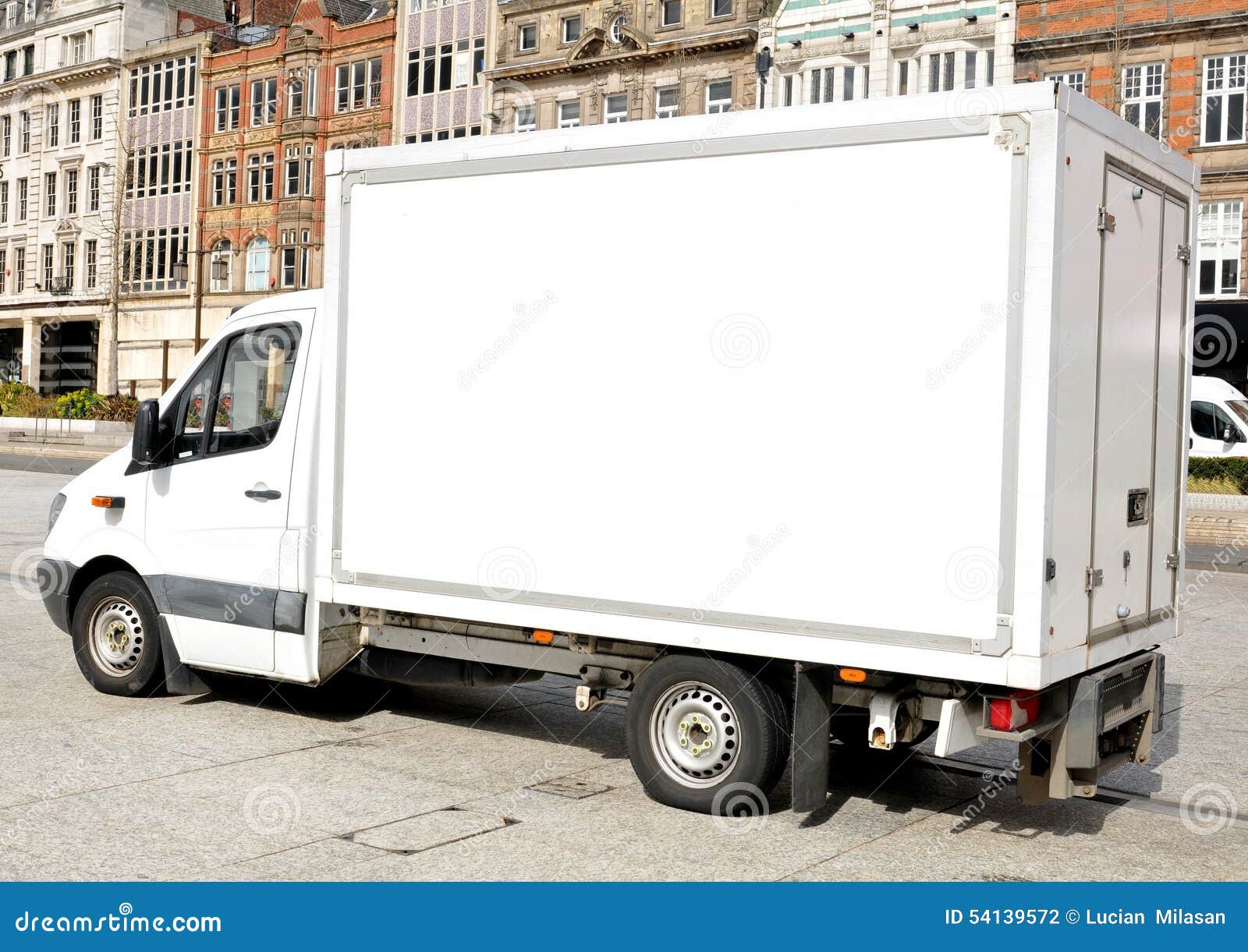 White van stock photo. Image of minivan, removal, moving - 54139572