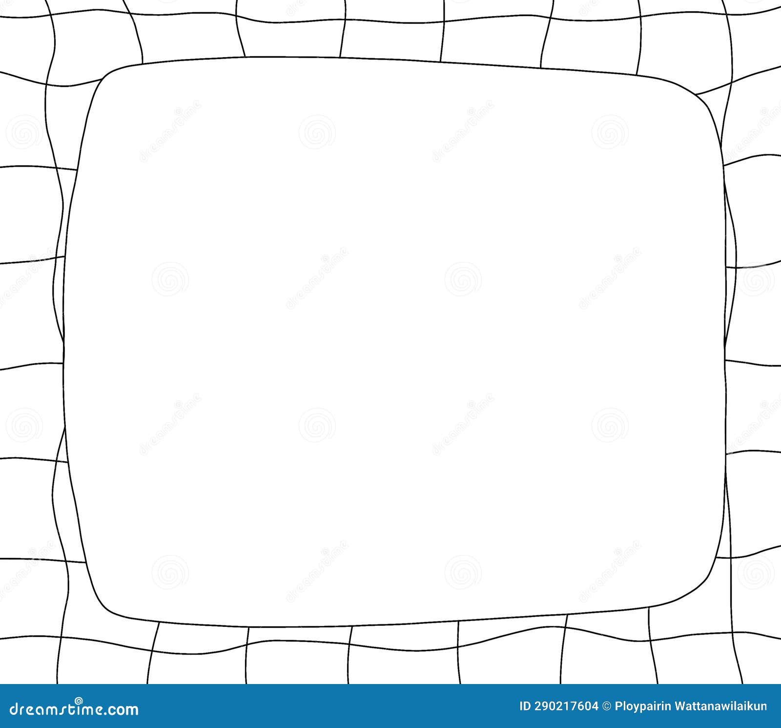 White Vector Background Black Grid Lines and Picture Frames White ...