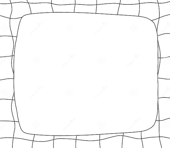 White Vector Background Black Grid Lines and Picture Frames White ...