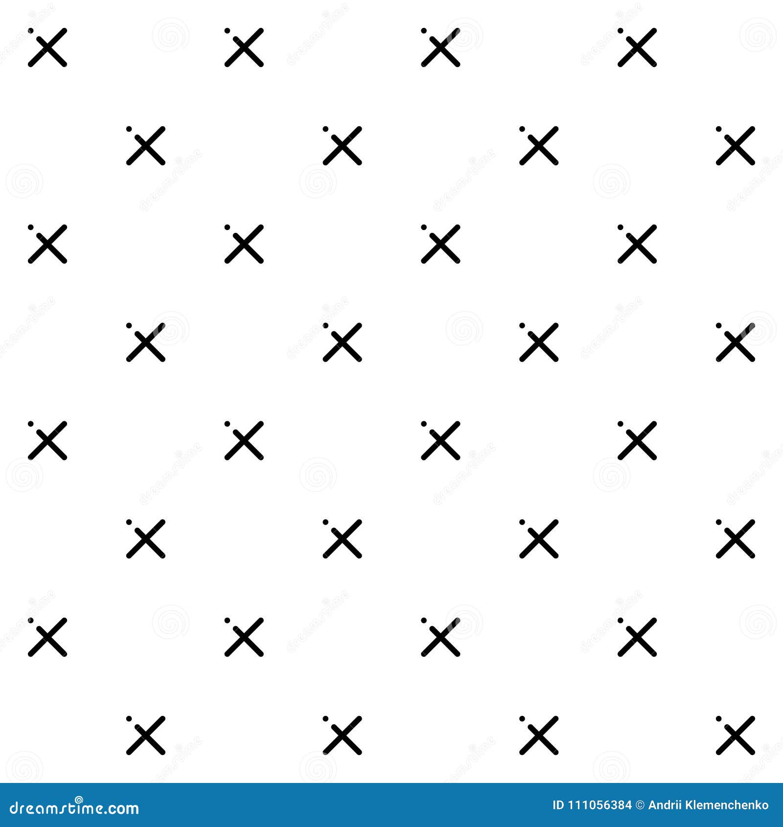 A Vector Pattern Made with `x` Plus Sign. X Texture Tiled Background ...