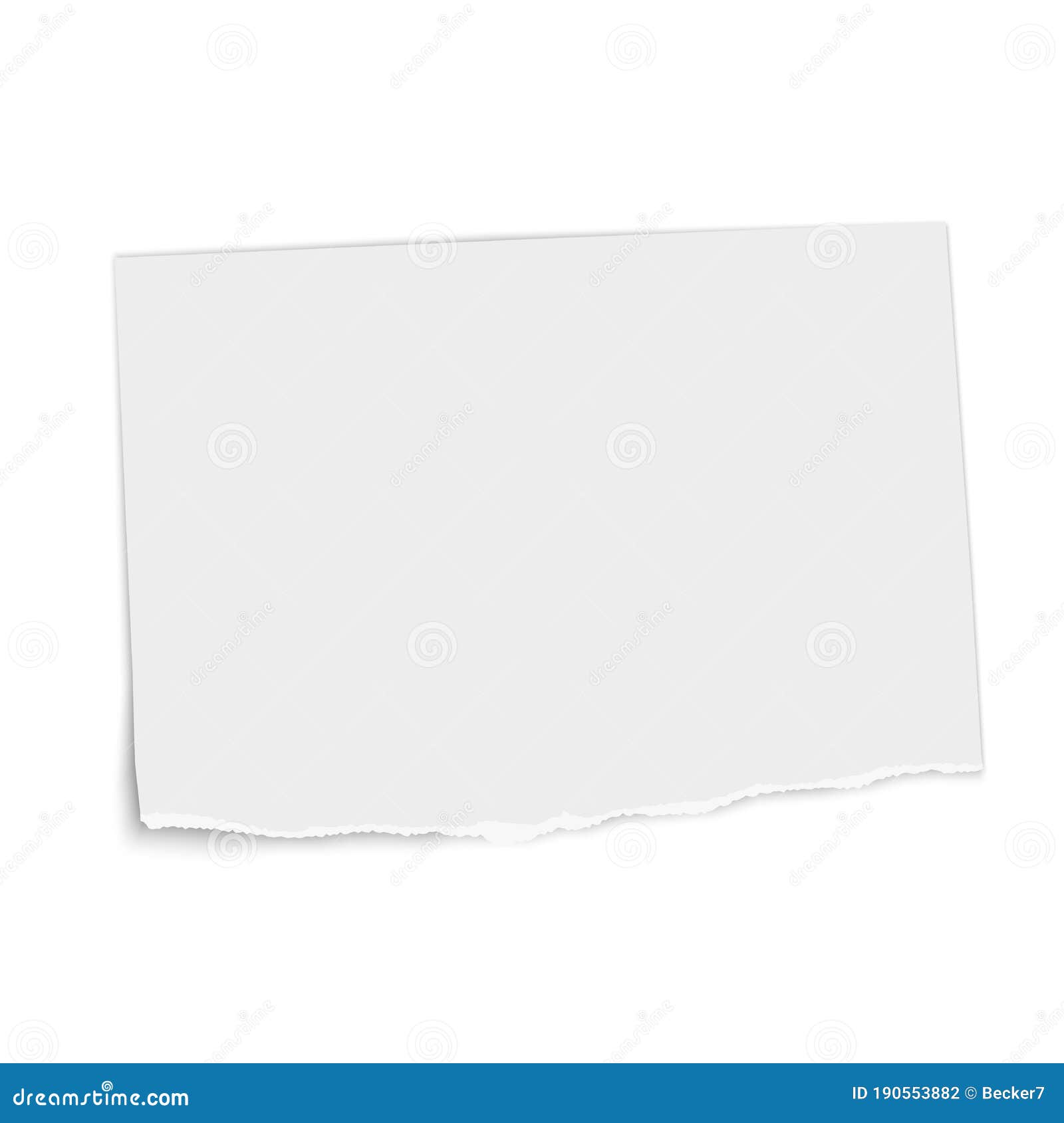 White Vector Square Paper Tear Isolated Stock Vector - Illustration of ...