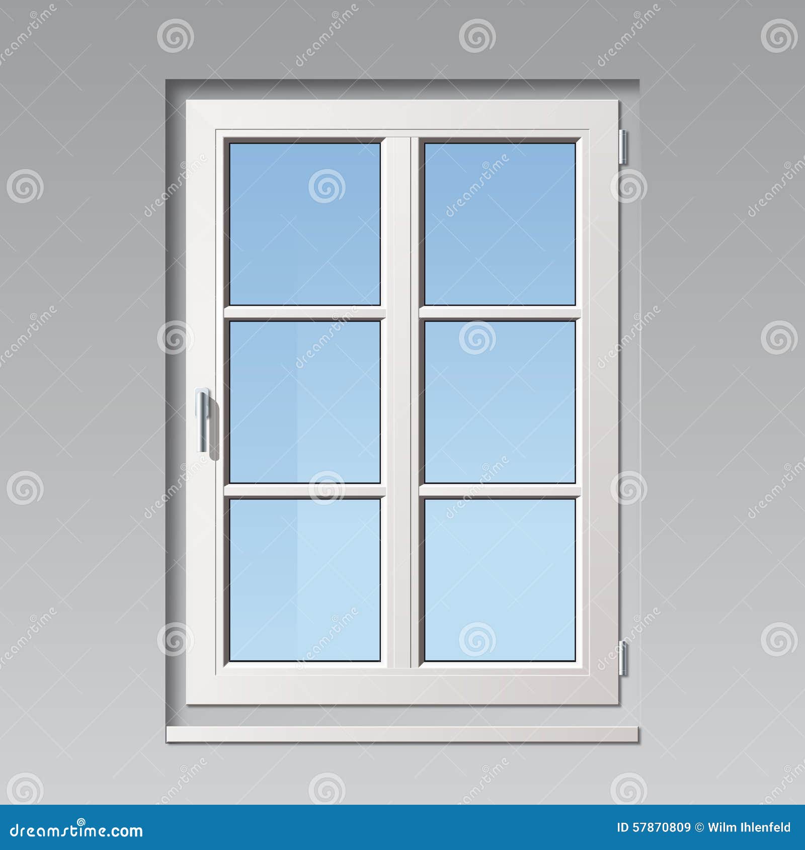 White vector window stock vector. Illustration of case - 57870809