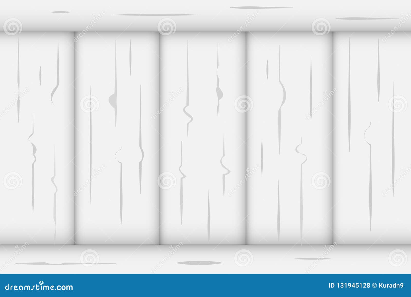 White Vertical Fence Wall Woods Texture with Top and Bottom Horizontal ...