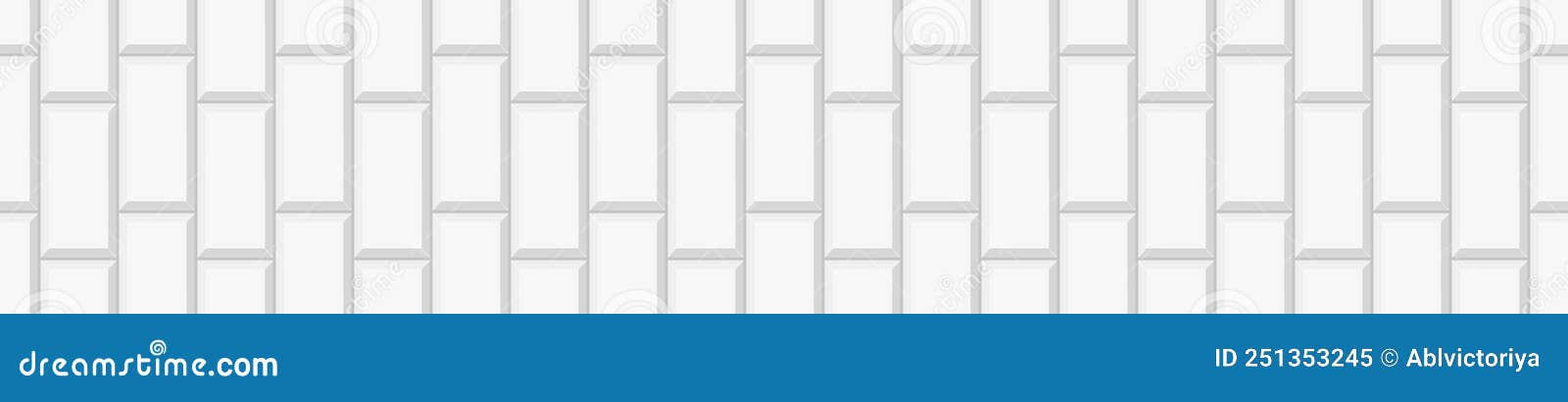 White Vertical Rectangle Tile Texture. Ceramic or Brick Wall Seamless ...