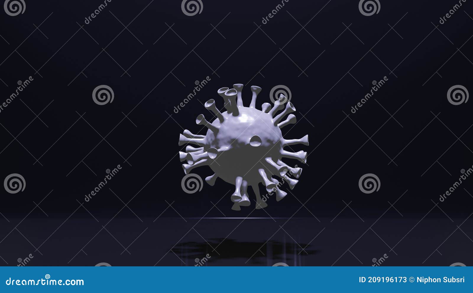 The White Virus on Black Background for Medical and Sci Content 3d ...