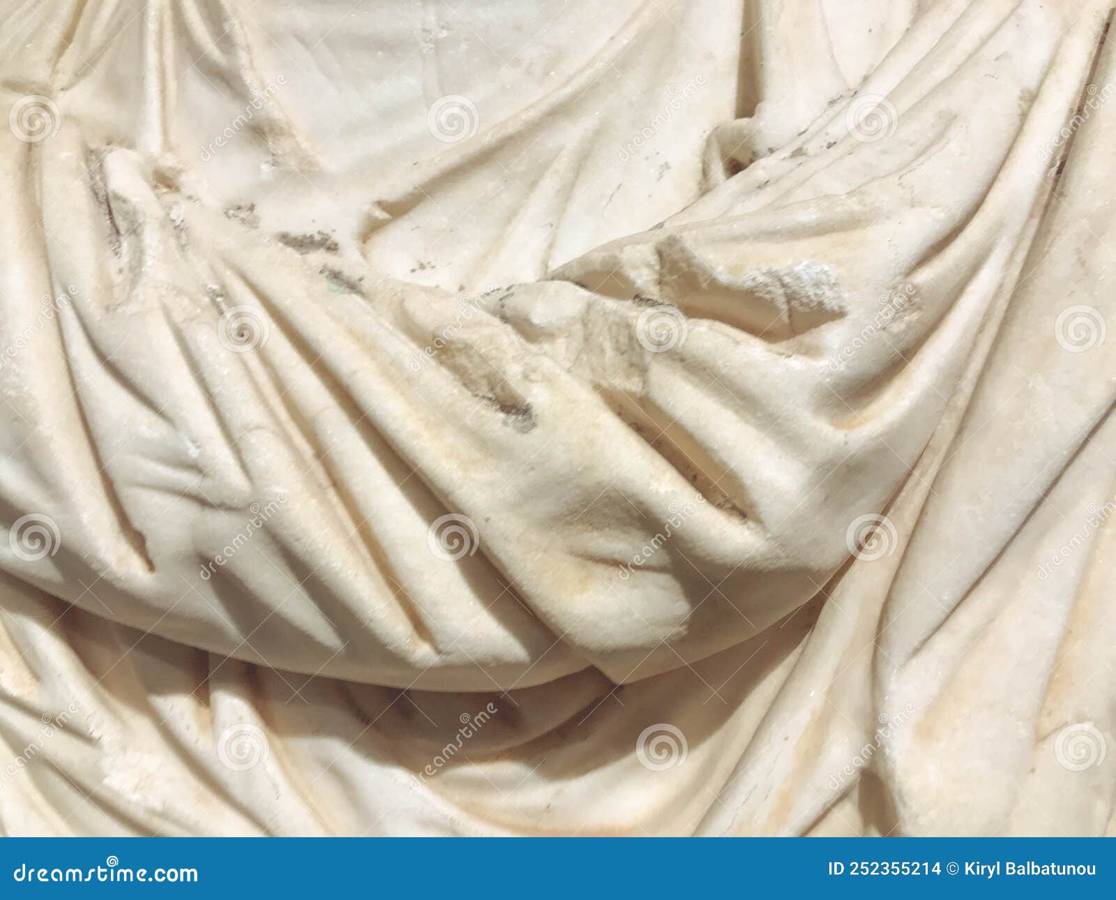 White and Voluminous Texture, Plastic Material Sculpture, Ancient Art ...