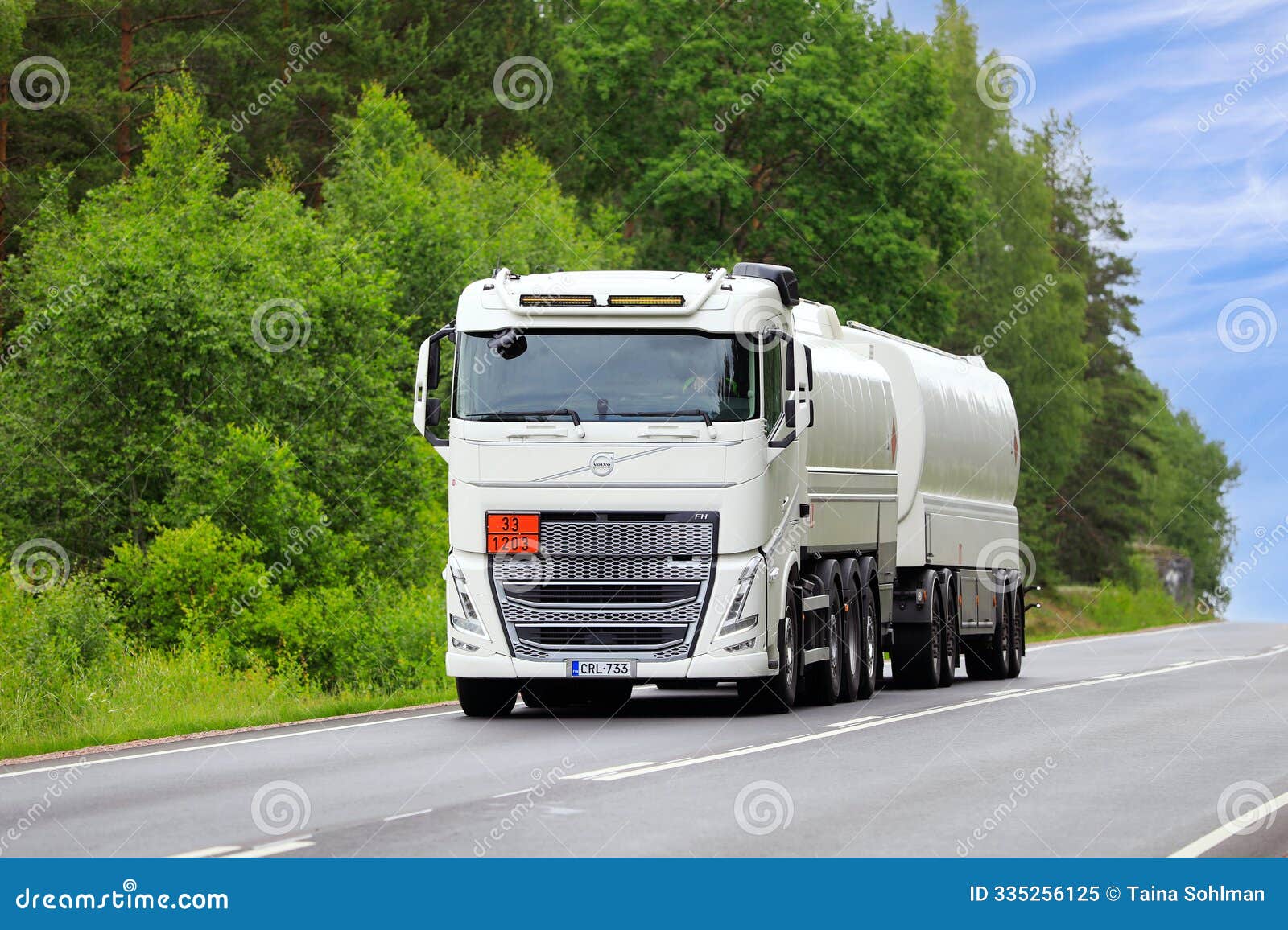 White Volvo FH Fuel Tanker Transports Gasoline Editorial Image - Image ... White Volvo FH Fuel Tanker Transports Gasoline Editorial Image - Image ...