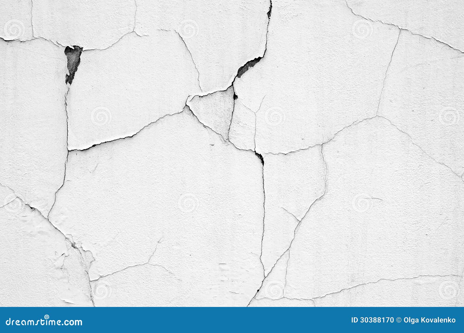 White wall with cracks stock photo. Image of closeup - 30388170