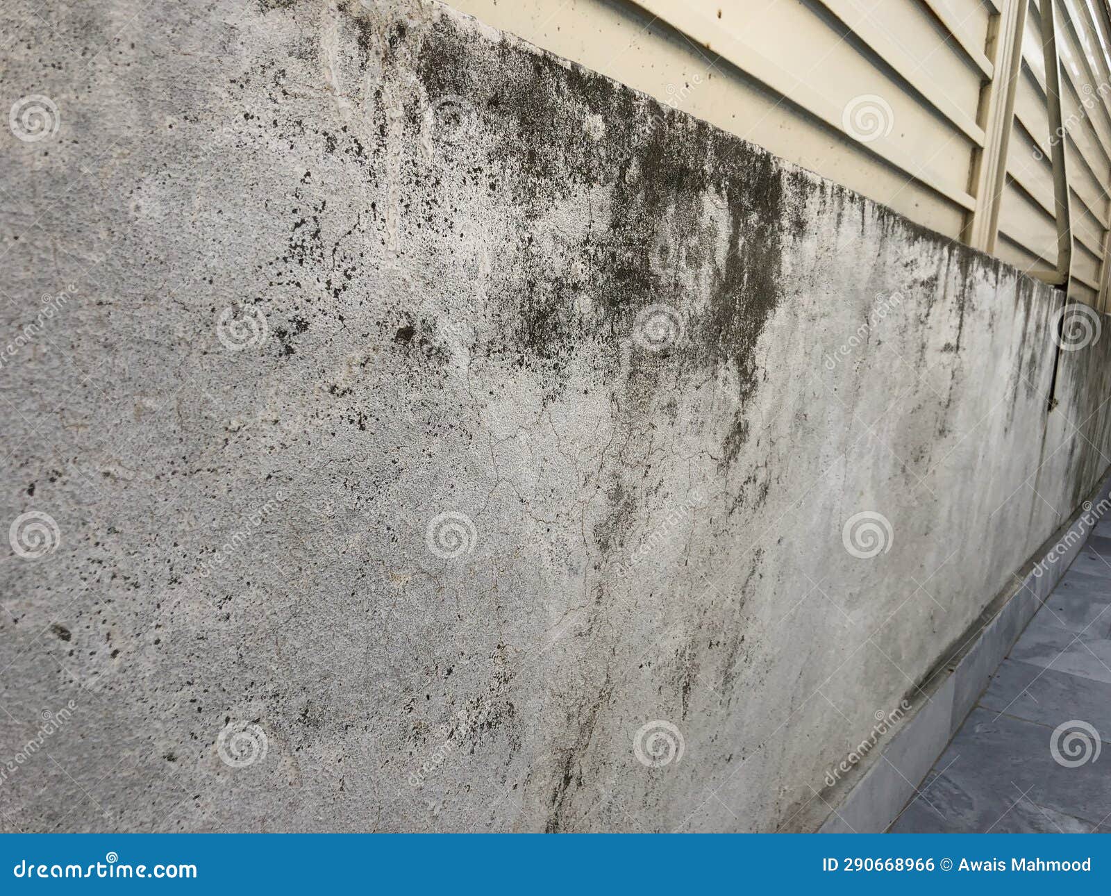 White Wall Damage Caused by Damp on a Wall in Modern House Stock Photo ...
