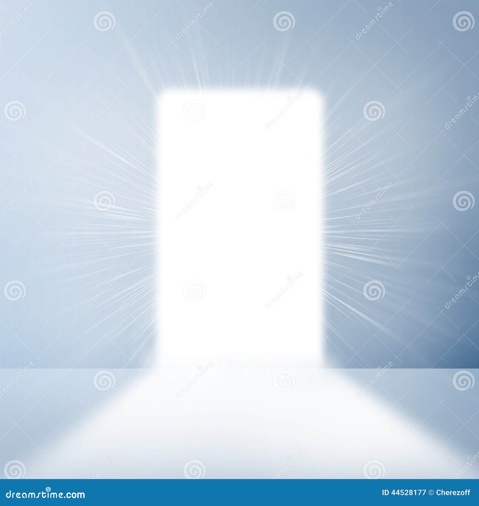 In White Wall Doorway with Bright Light Stock Image - Image of door ...