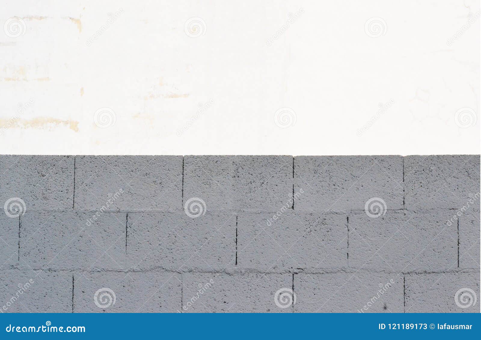 White Wall and Grey Painted Concrete Block Wall Background Stock Image ...