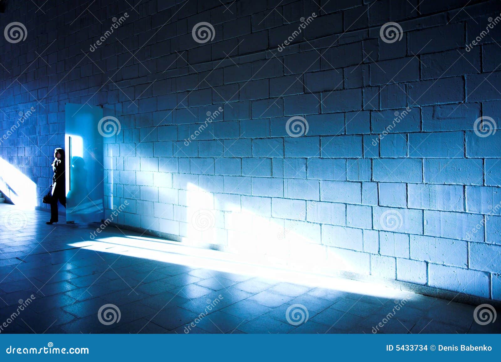 White wall and light ray stock photo. Image of museum - 5433734