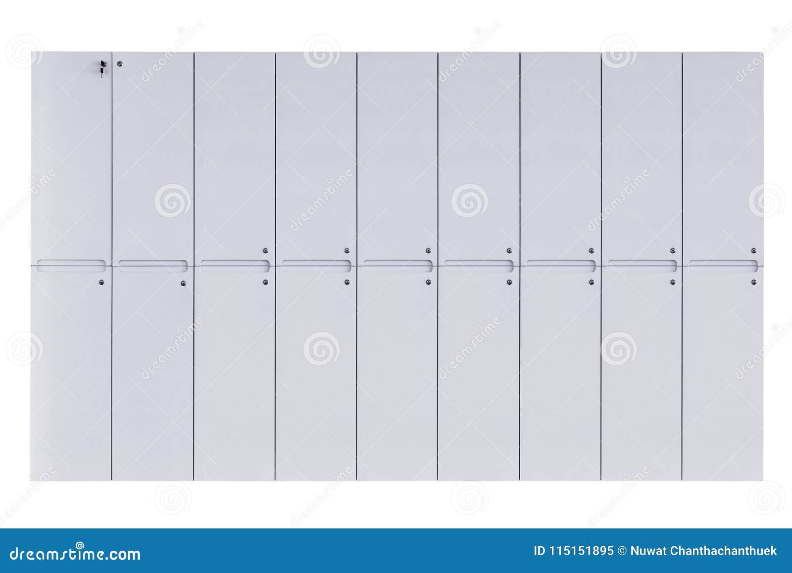 White wall locker isolated stock image. Image of case - 115151895