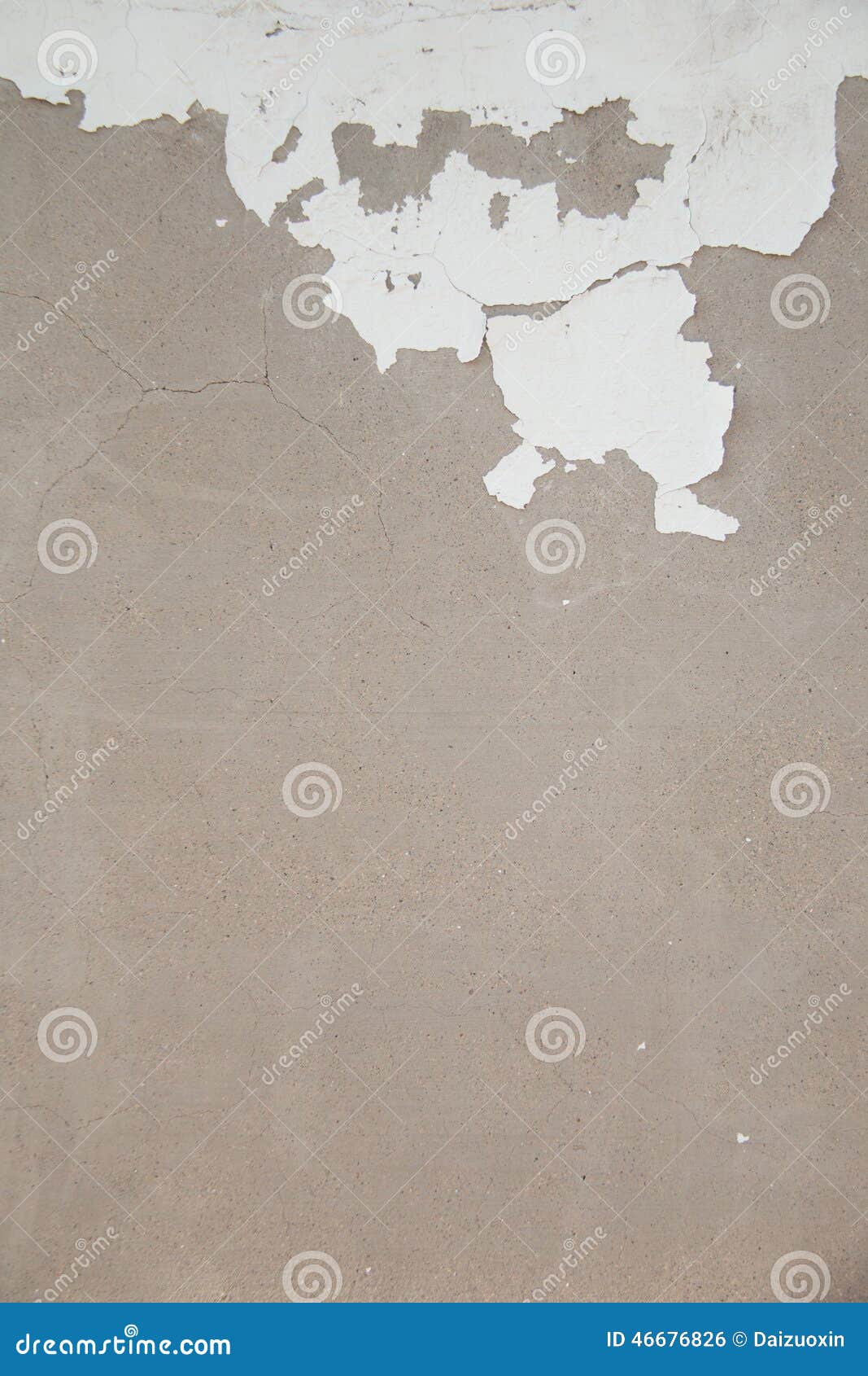 White Wall Paint Peeling Off Stock Photo - Image of effect, material ...