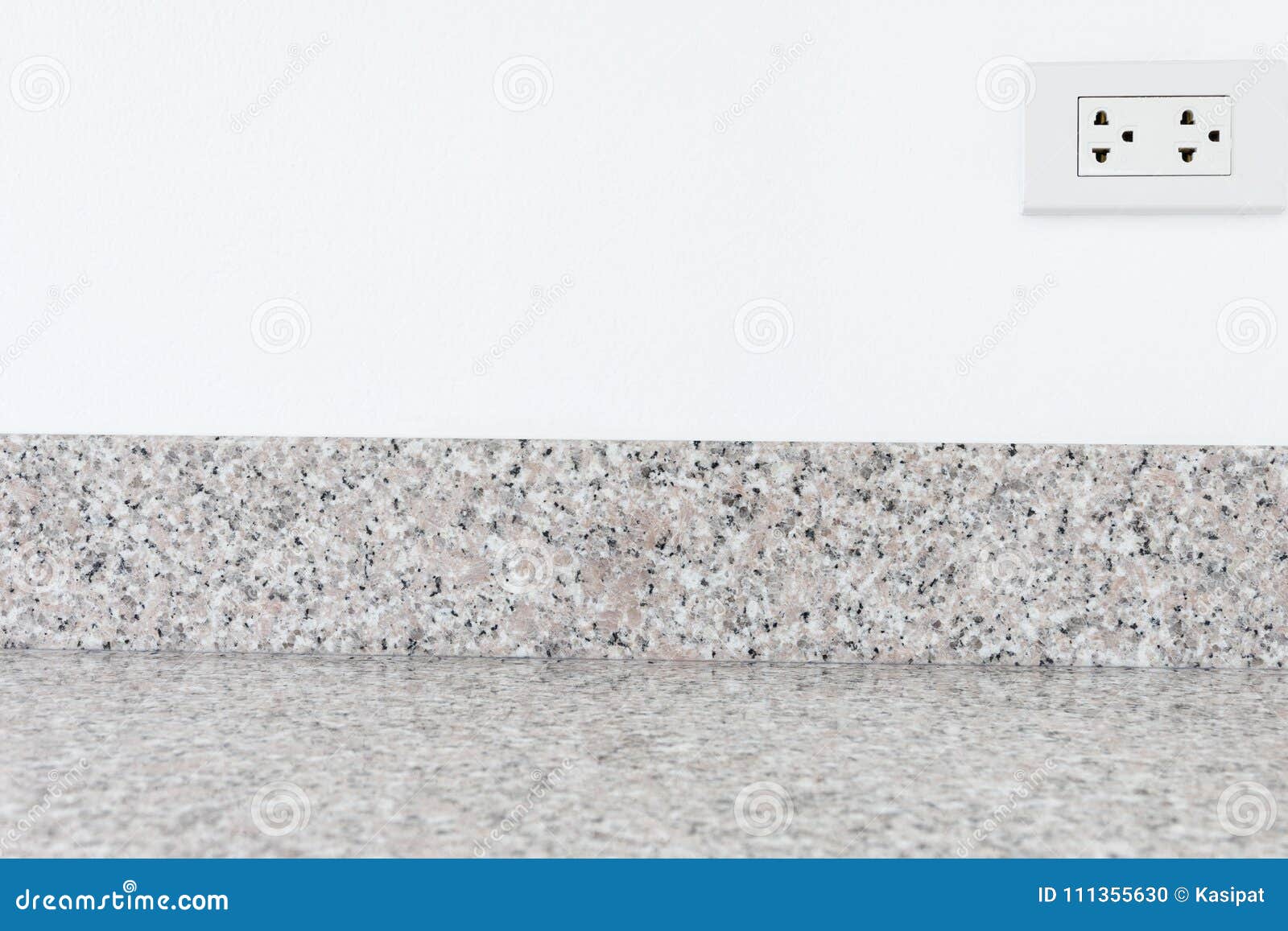 Double power electric plug stock photo. Image of home - 111355630