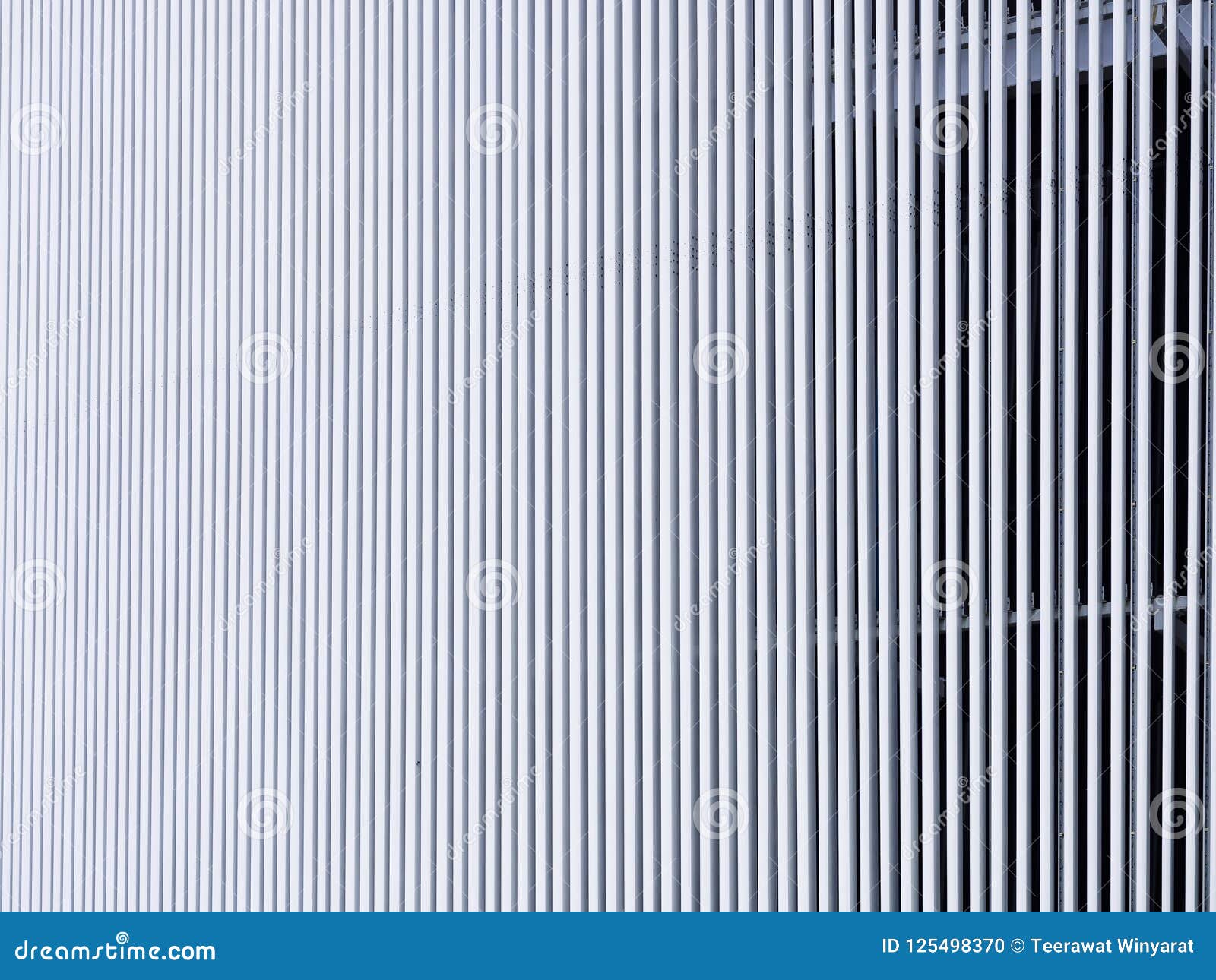 White Wall Stripe Line Pattern Architecture Detail Stock Photo - Image ...