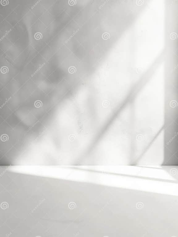White Wall with Subtle Shadows and Texture Stock Image - Image of ...
