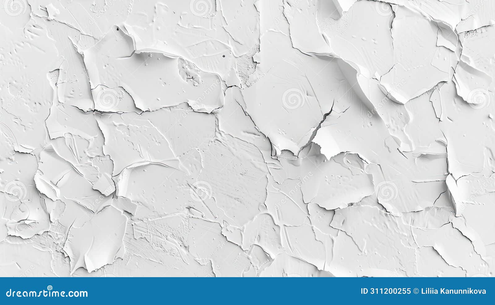 A White Wall with Subtle Structures in the Plaster, Emphasizing the ...