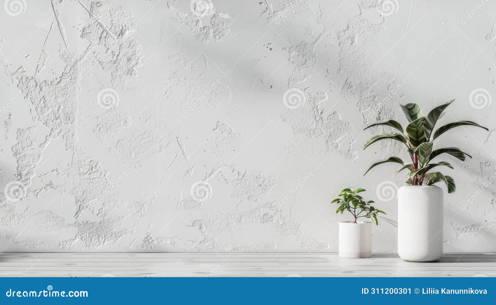 A White Wall with Subtle Structures in the Plaster, Emphasizing the ...