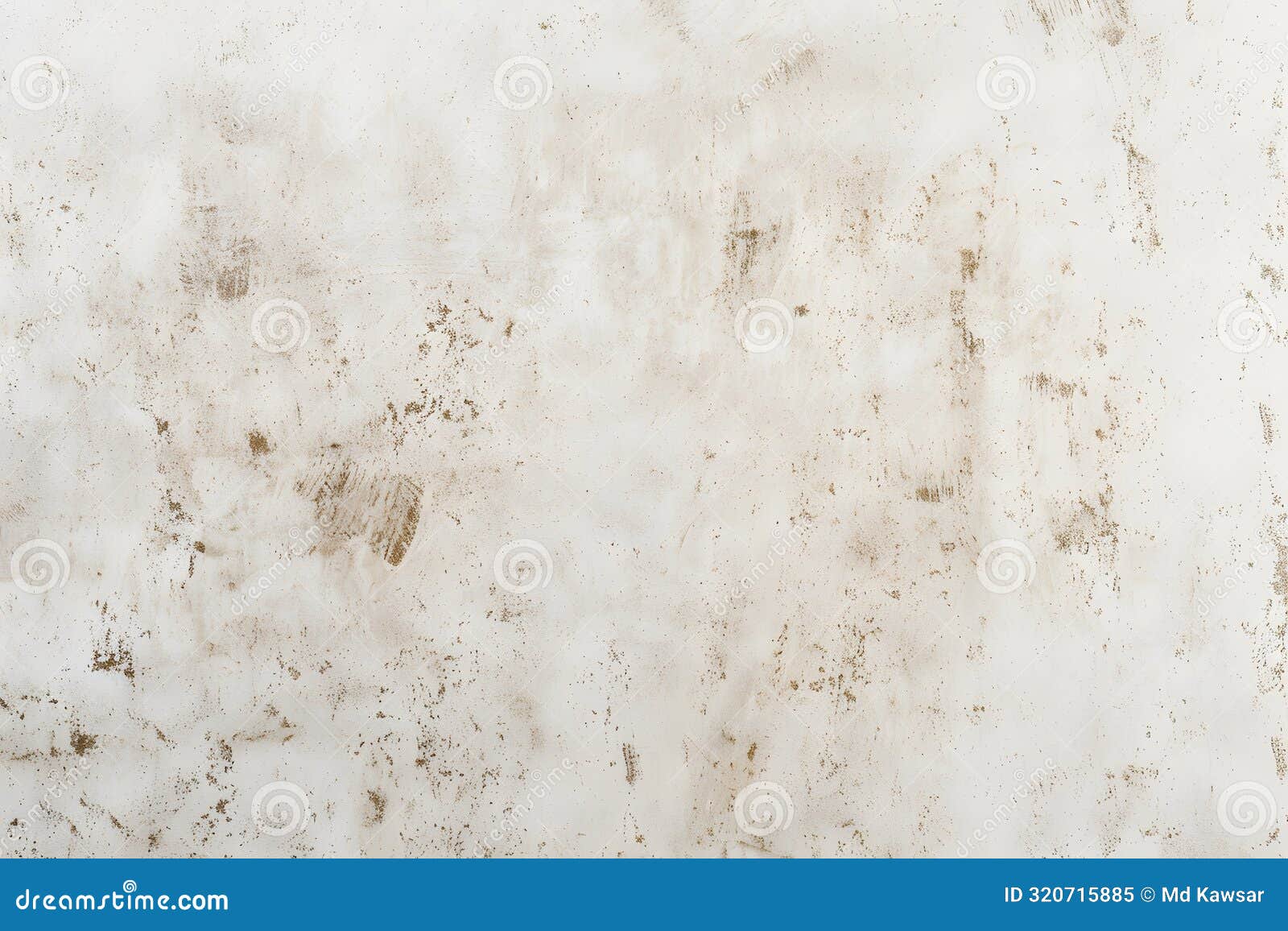 White Wall Texture with Brown Stains and Weathering Stock Illustration ...