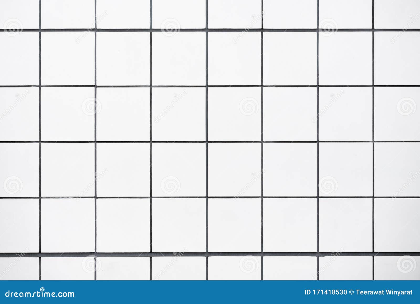 White Wall Tiles Square Pattern Minimal Background Texture Stock Photo ...
