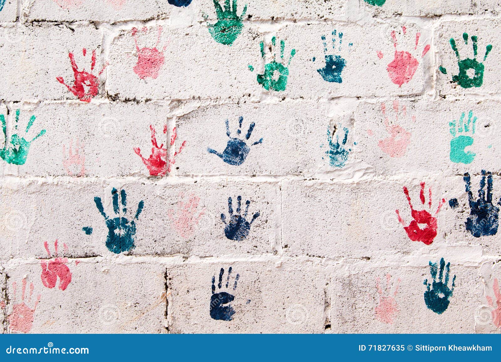 White Walls with Colorful Handwriting. Stock Image - Image of idea ...