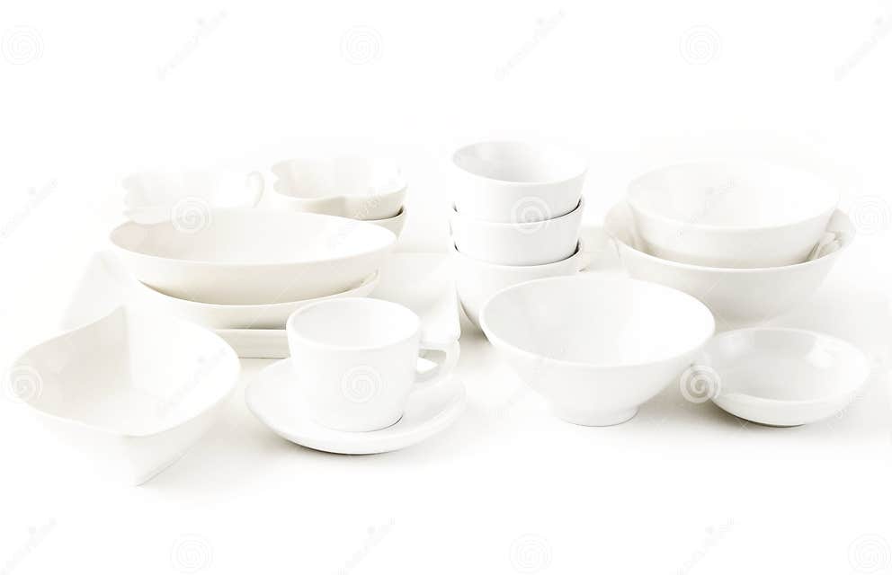 White ware stock image. Image of lunch, arrangement, ware - 45648093