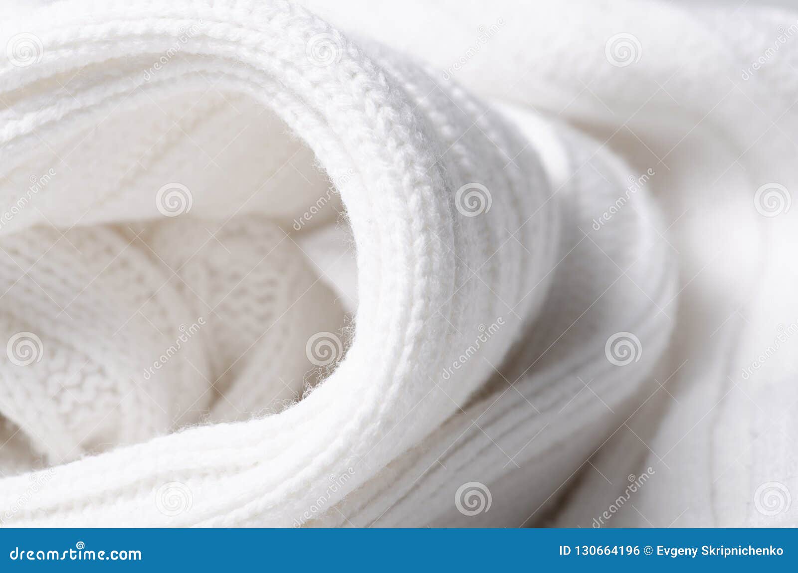 White Warm Fabric Texture Material Sweater Stock Photo - Image of cloth ...