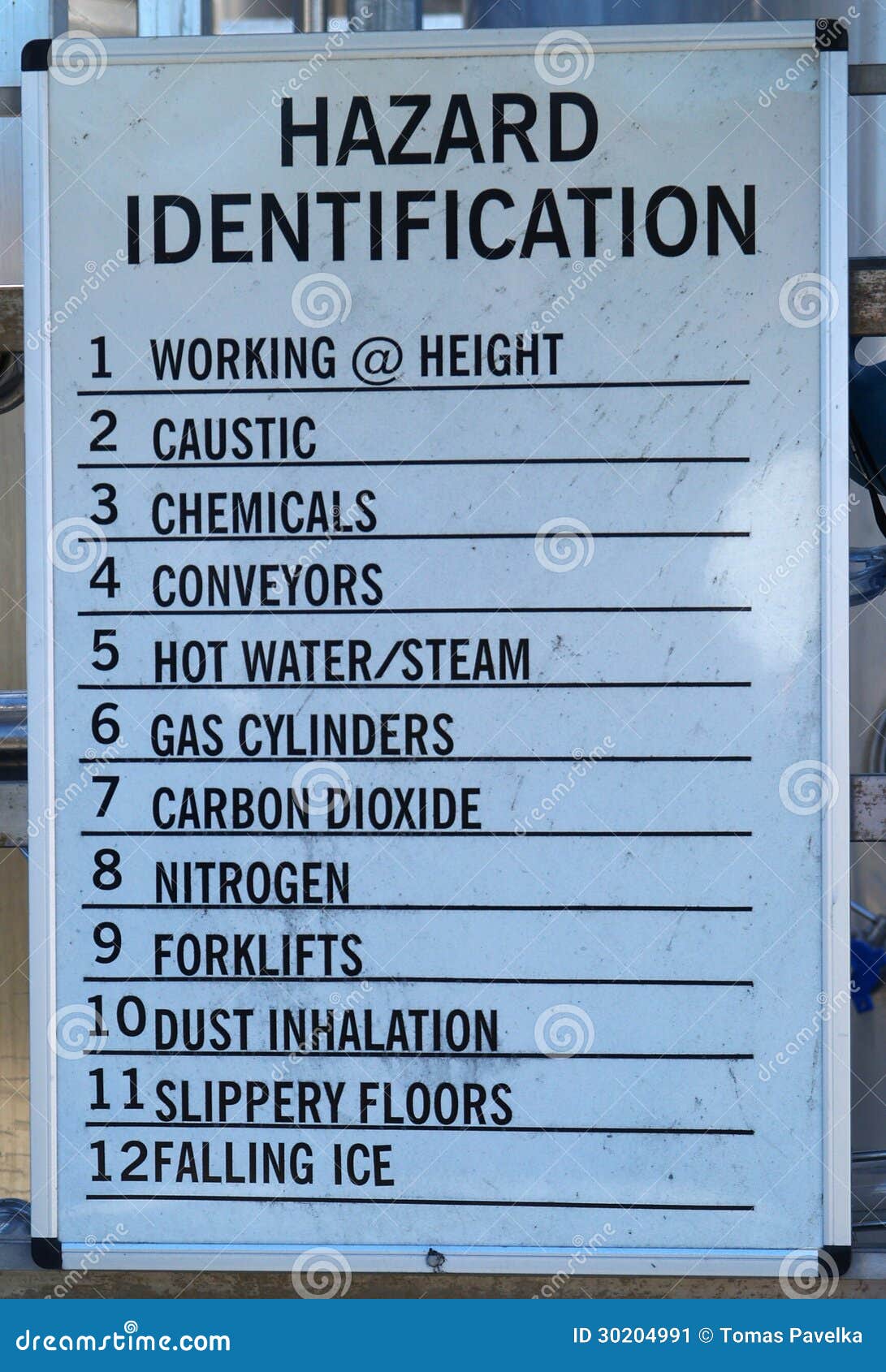 Warning sign stock image. Image of hazard, identification - 30204991