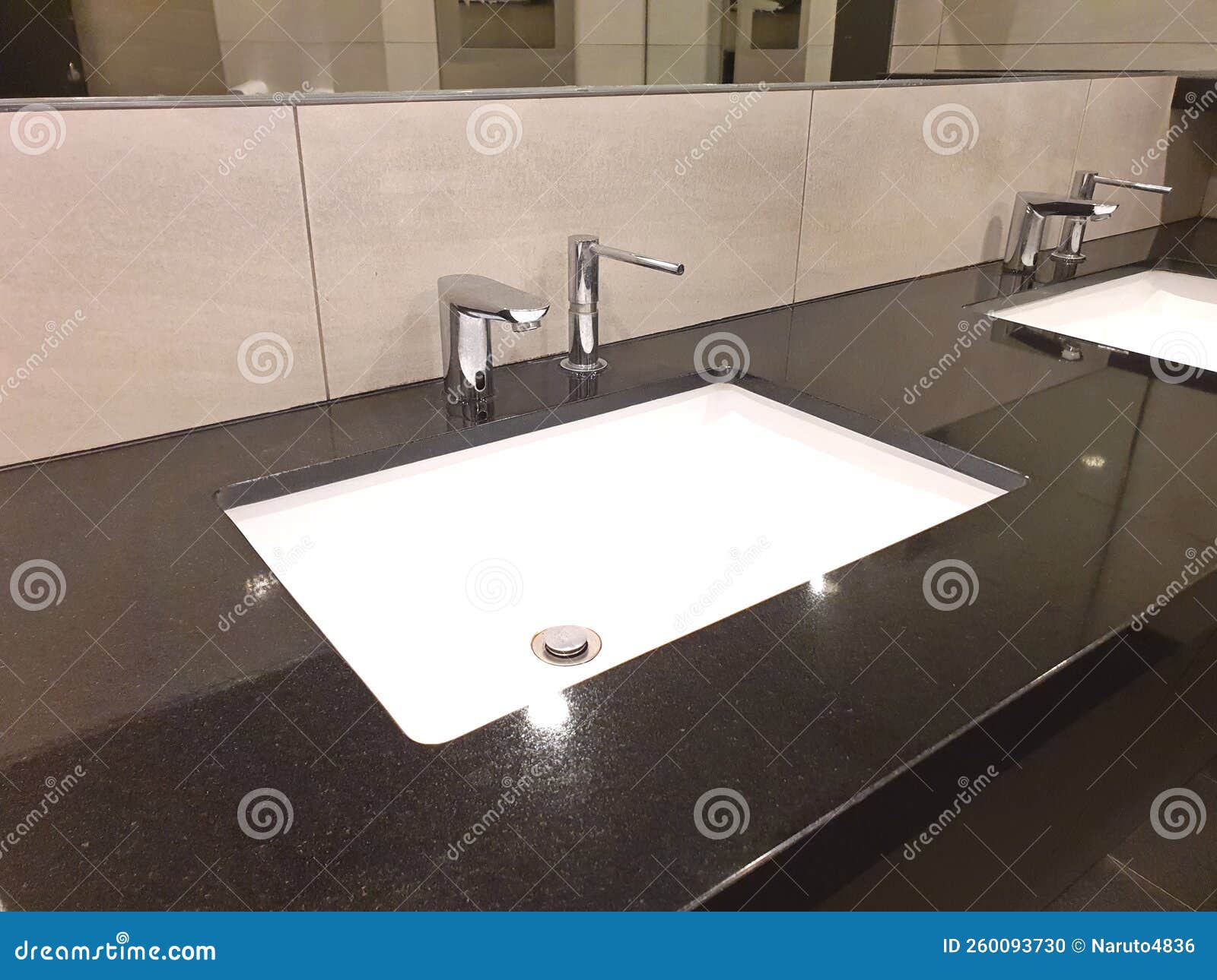 Wash Basin stock photo. Image of clean, faucet, hand - 260093730