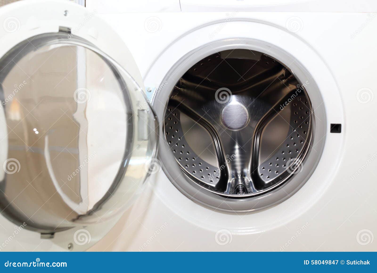 White Washing Machine for Housework Stock Image - Image of cleaner ...