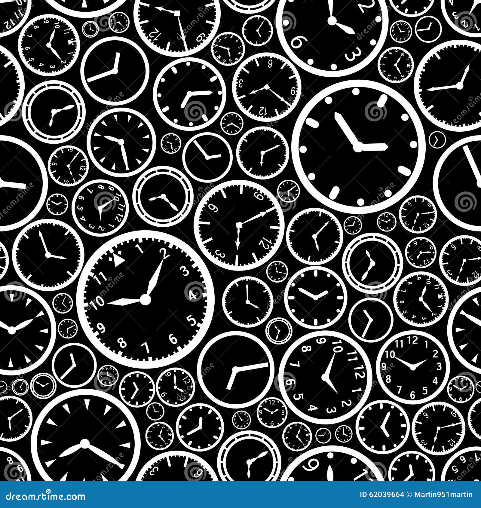 Watch Dial. A Set Of Numbers Arranged In A Circle. Vector Illustration ...