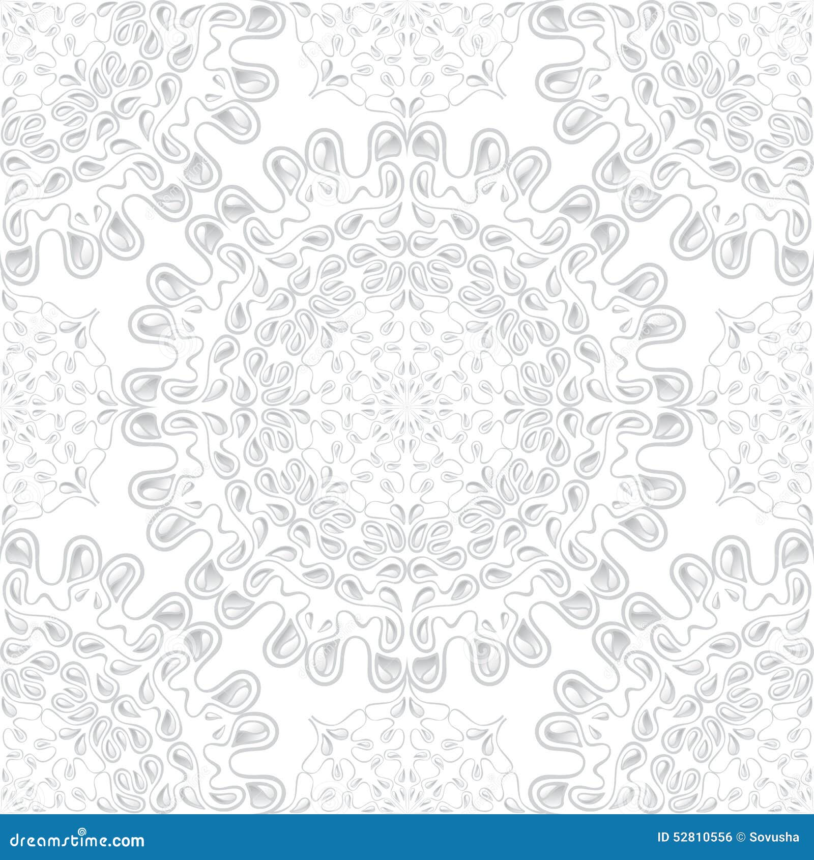 White Water Drops. Seamless Texture. Vector. Stock Vector ...