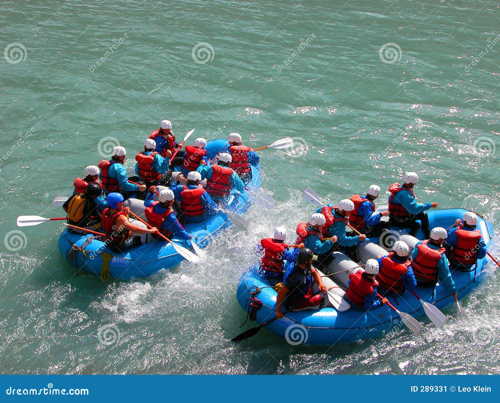 White water rafting stock image. Image of stream, spray - 289331